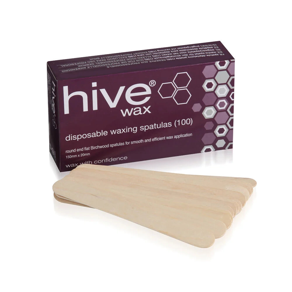 Hive of Beauty Disposable Waxing Spatulas, Pack of 100 – Revive Hair ...